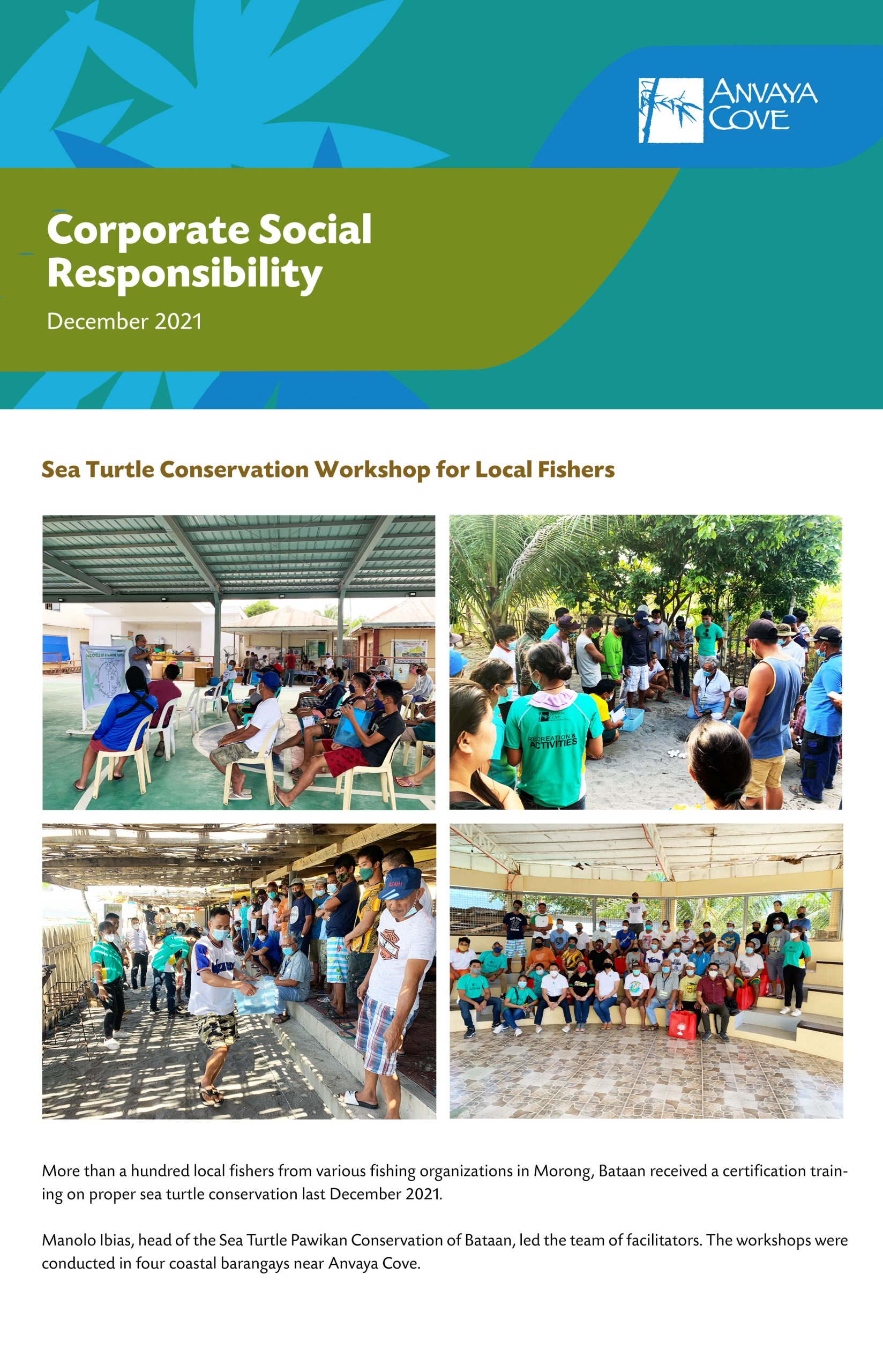 Sea Turtle Conservation Workshops – Anvaya Cove – Beach and Nature Club