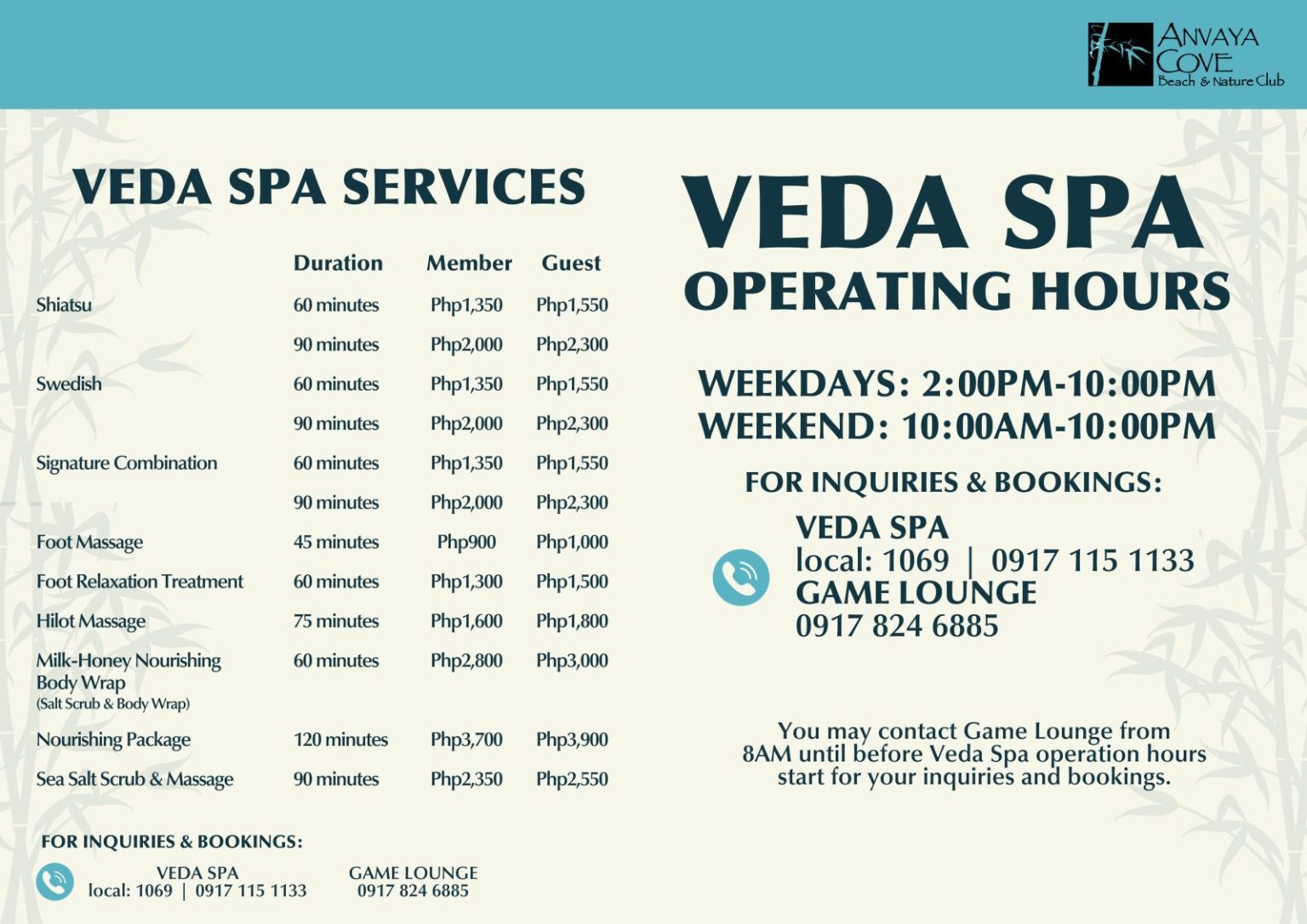 Veda Spa – Anvaya Cove – Beach and Nature Club